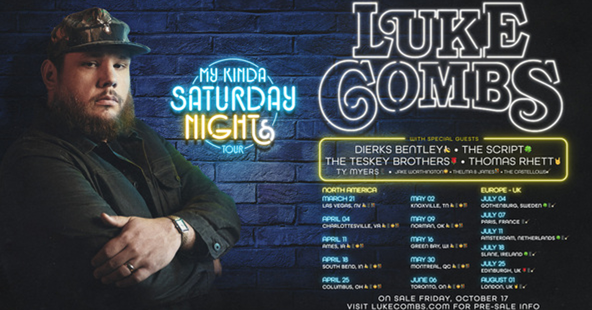 Tour Support: Luke Combs