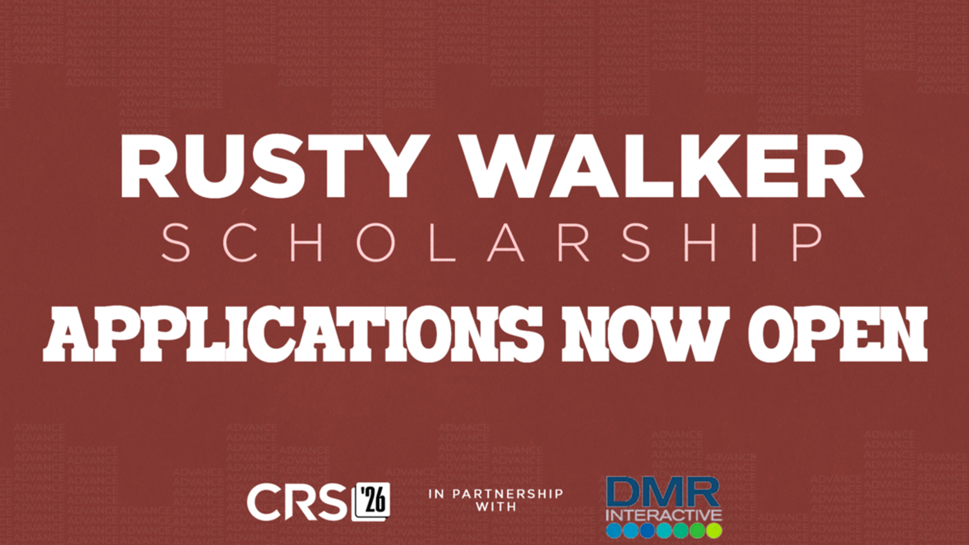 CRB Seeking Rusty Walker Scholarship Applicants